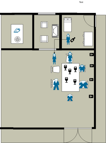 Single Bedroom Layout | Visual Paradigm User-Contributed Diagrams / Designs